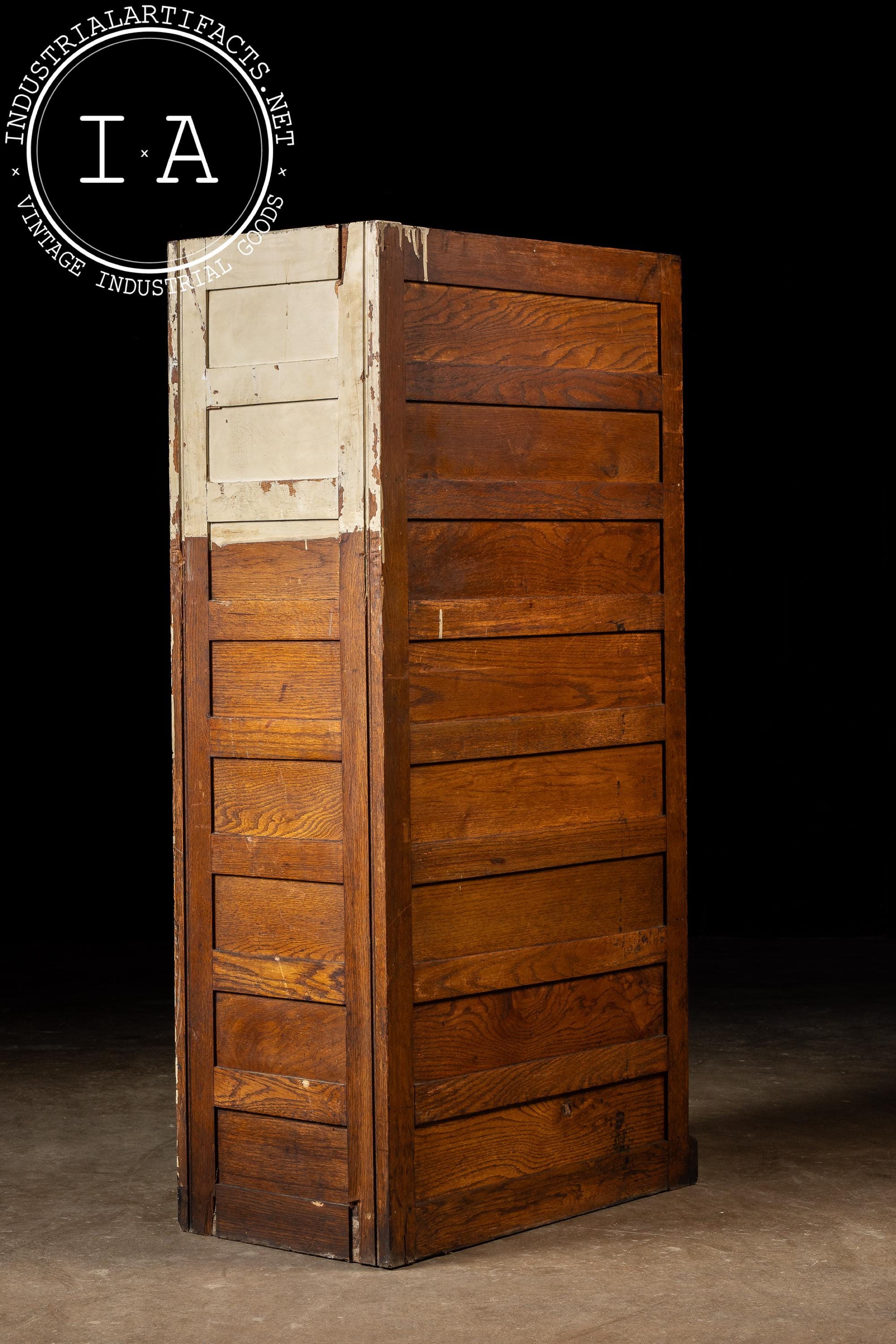 Antique Oak Filing Cabinet With Brass Hardware - Etsy
