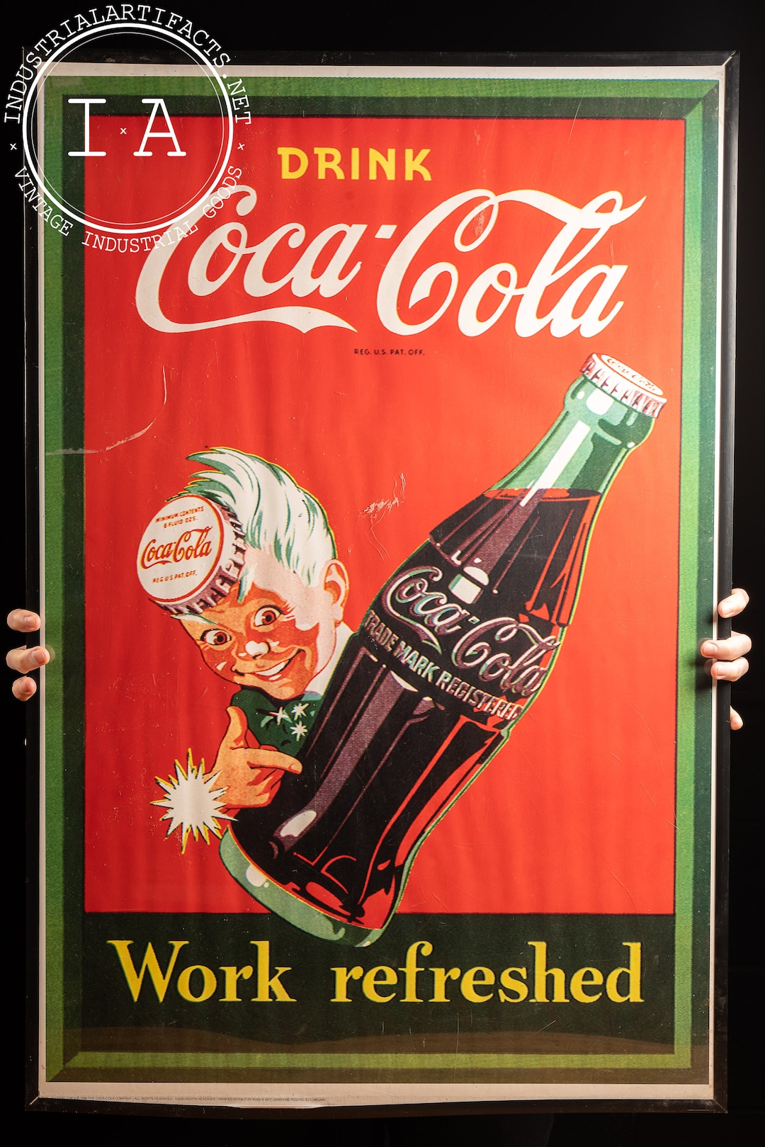 Framed Contemporary Coca-cola Poster - Etsy