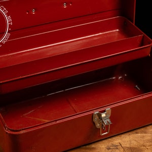 Vintage Floating Drawer Toolbox in Red - Etsy