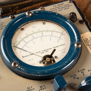 Vintage Industrial Analog Multimeter - Etsy