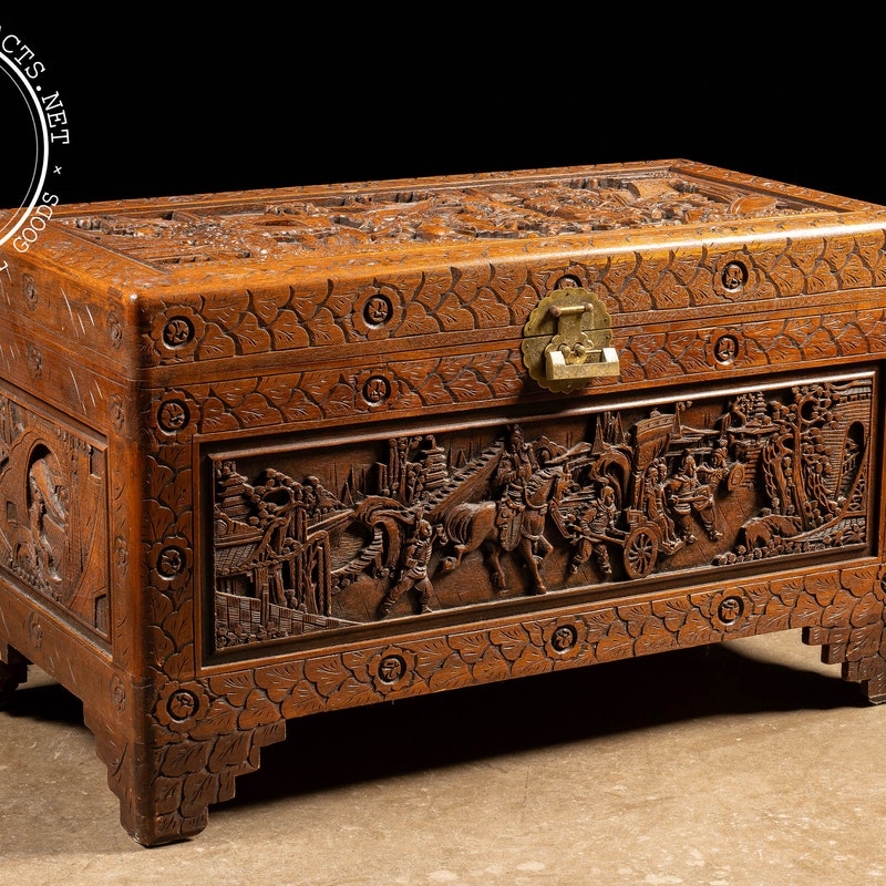 Chinese Wooden Bench - Etsy