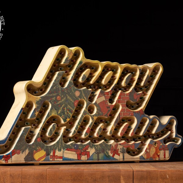 Happy Holidays Sign - Etsy