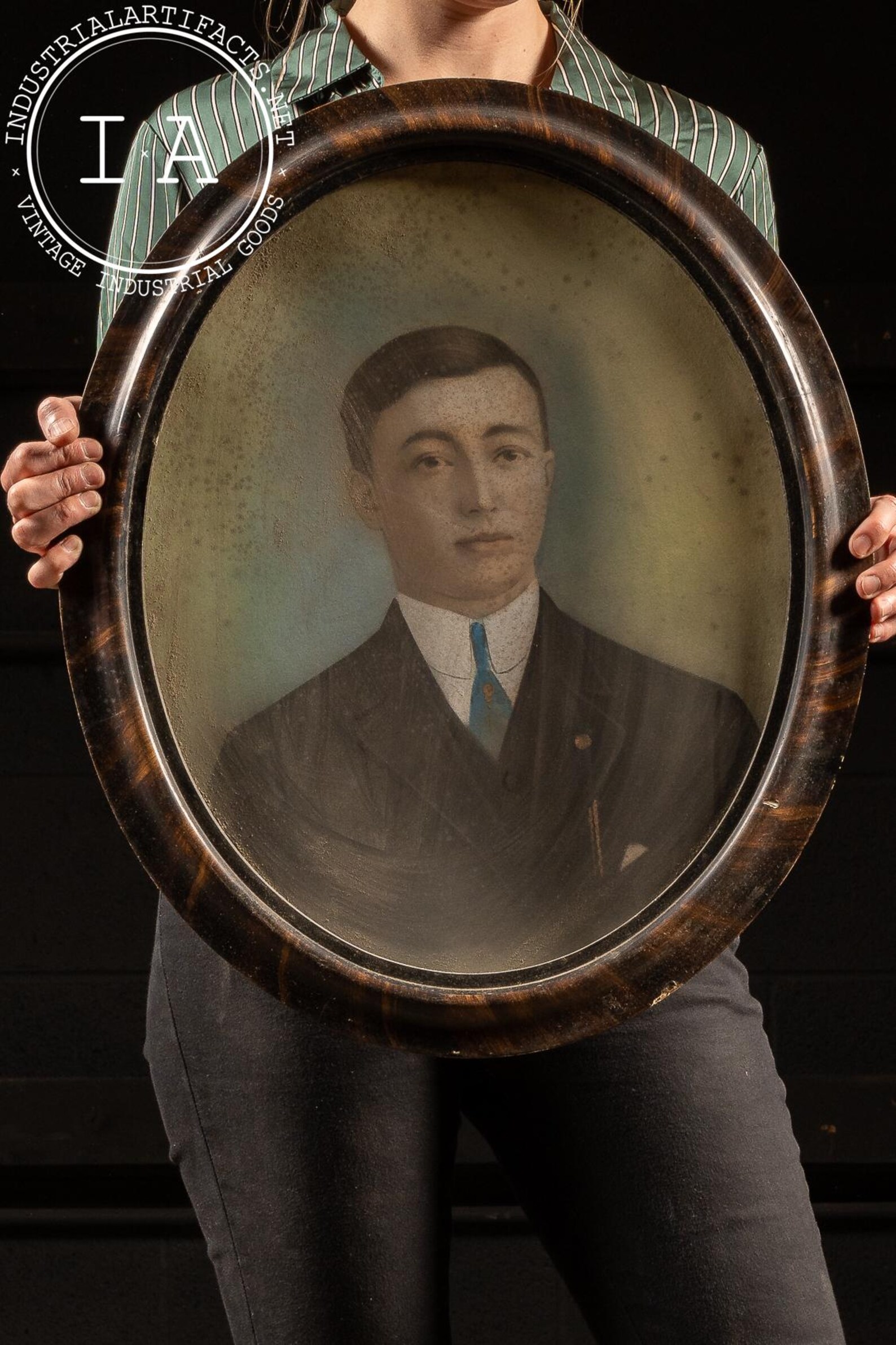 Antique Framed Victorian Portrait - Etsy