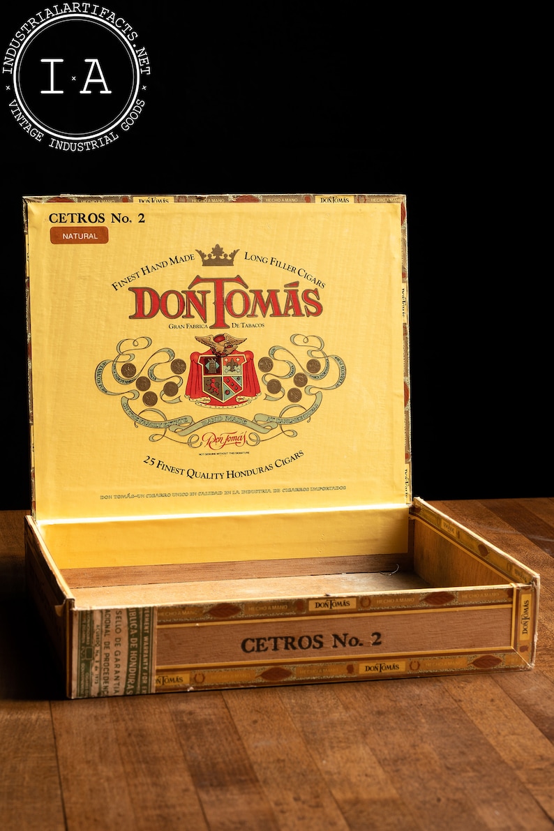 Vintage Don Tomas Honduras Cigar Box - Etsy