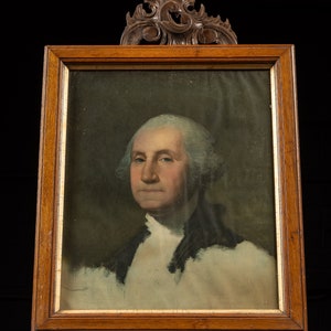 George Washington Athenaeum Portrait Print - Etsy