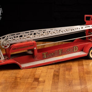 C. 1957 Vintage Tonka Fire Truck Trailer - Etsy