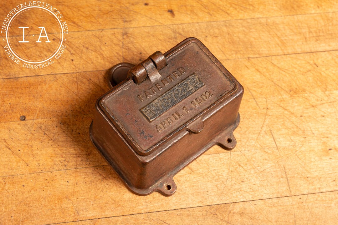 Antique Cast Iron Fuse Box - Etsy