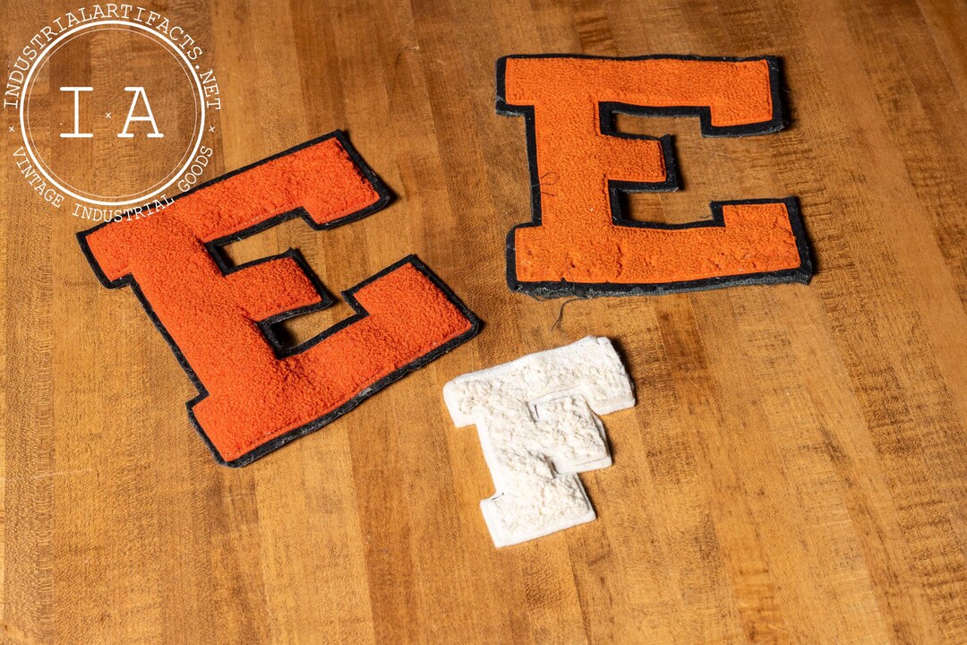 Set of Three Letterman Jacket Letter Patches - Etsy