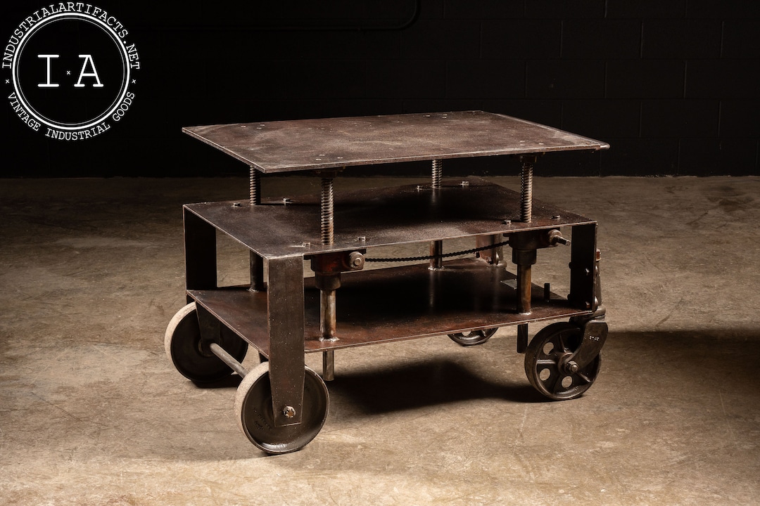 Antique Cast Iron Die Table by Barrett - Etsy