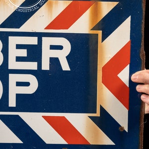 DSP Barbershop Storefront Sign - Etsy