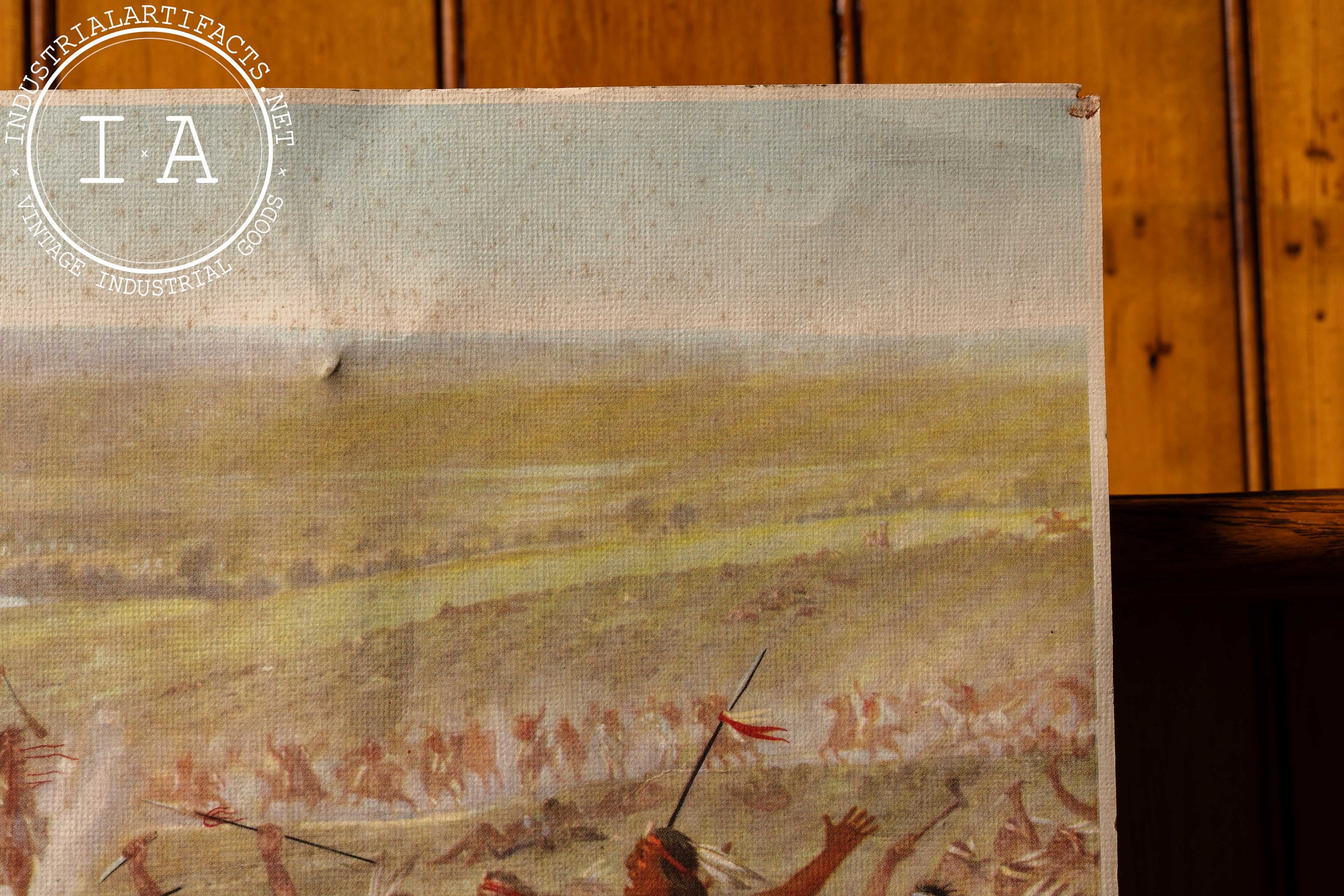 Vintage "custers Last Stand" Vintage Print - Etsy