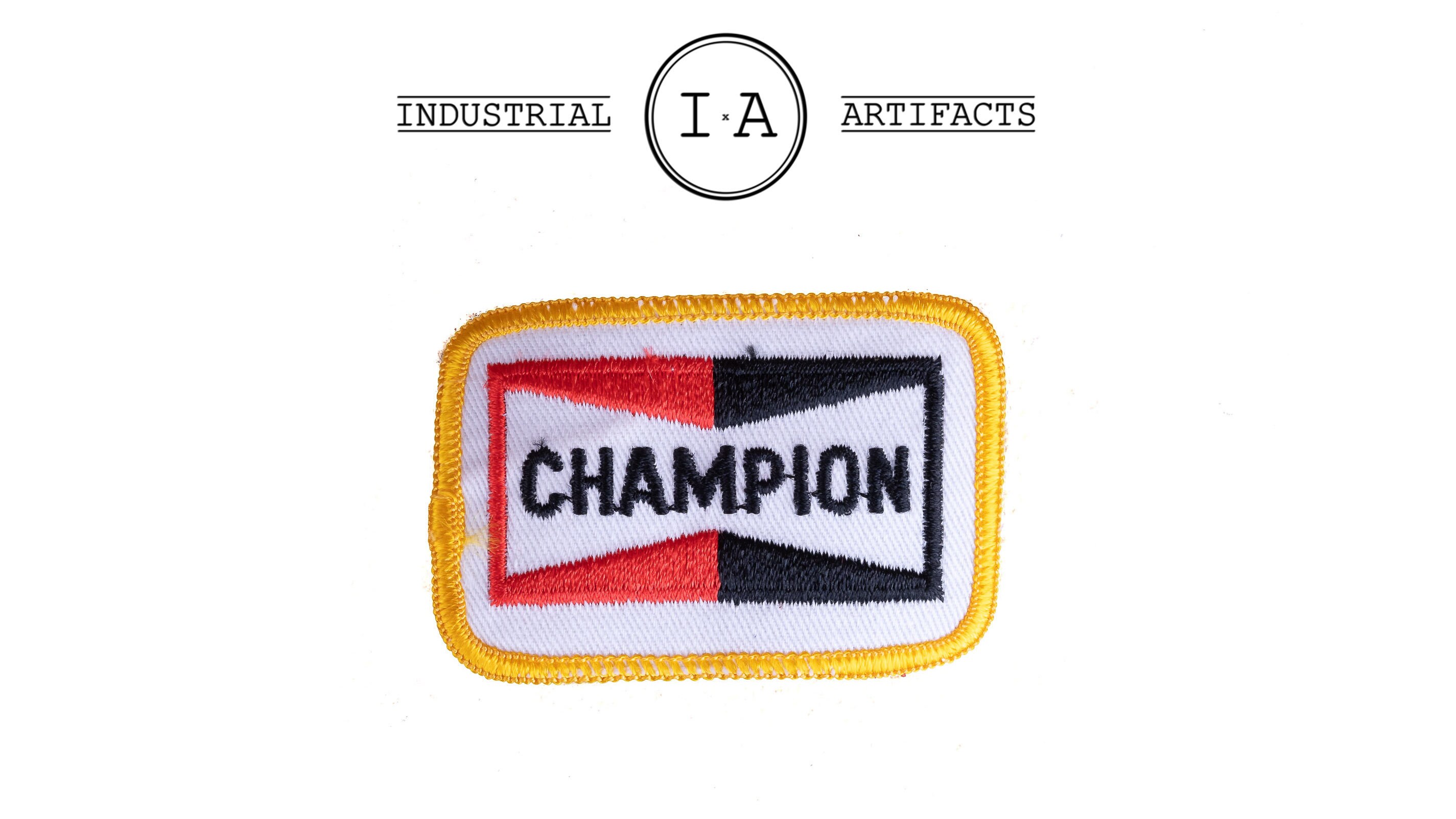 Vintage Iron On Champion Patch | Etsy