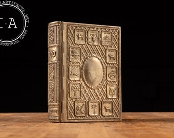Old Jewish Nusach Sefarad Siddur, Tefilat Bnei Zion Large Prayer Book ...