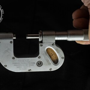 Vintage Federal Micrometer 200P-I - Etsy