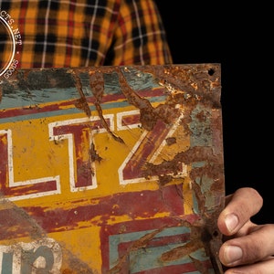 Antique Painted Tin Storefront Sign - Etsy