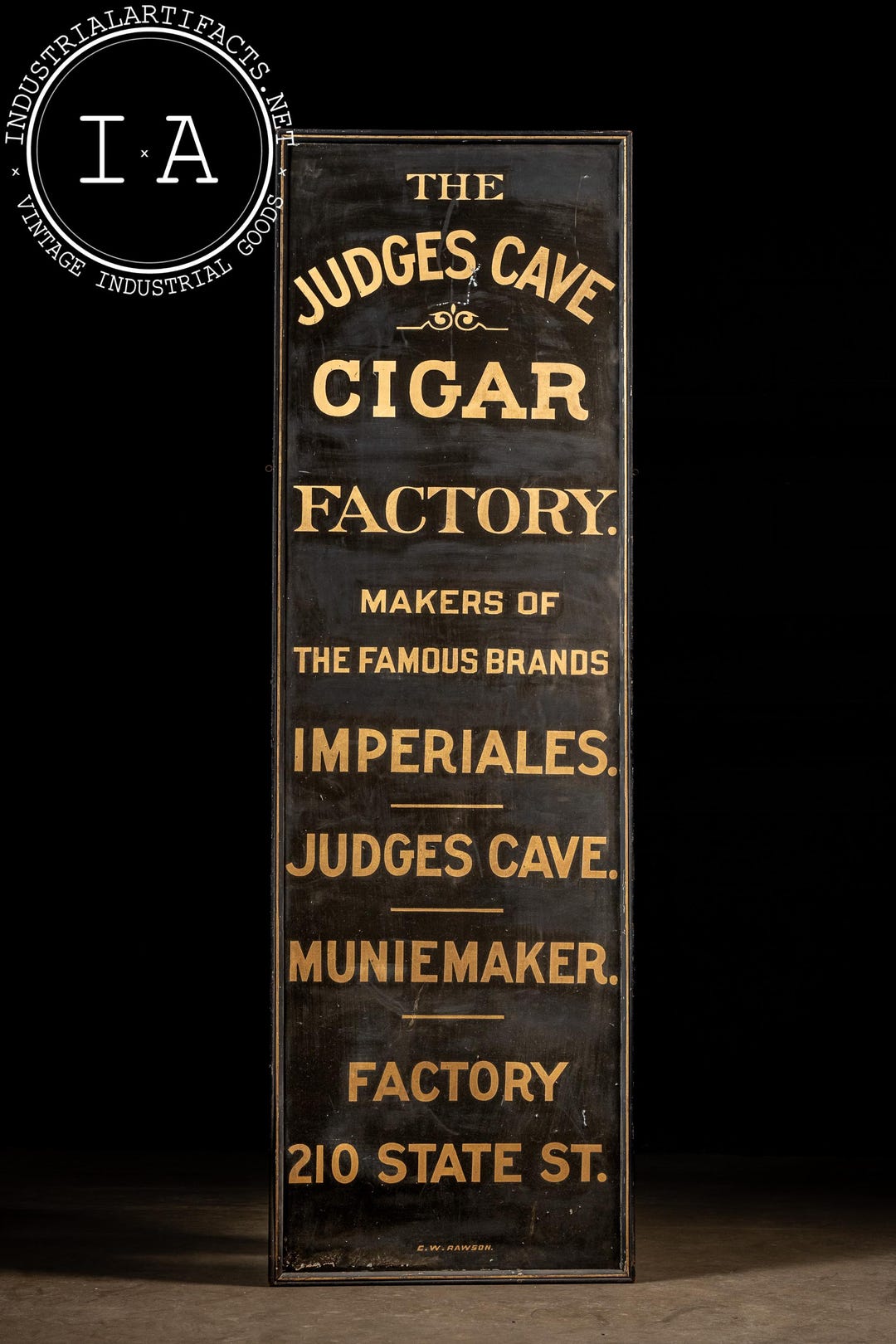 Early 20th Century Judges Cave Cigars Smaltz Sign - Etsy