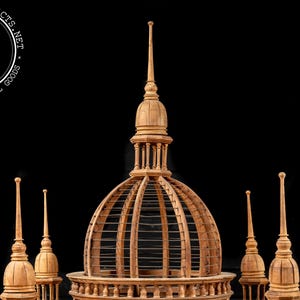 Antique Sacré-cœur Basilica Bird Cage on Table - Etsy