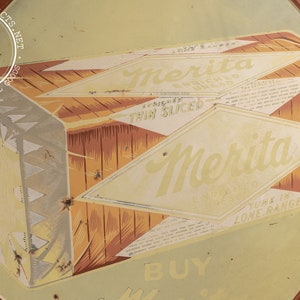 Large Merita Bread Tin Advertising Sign - Etsy