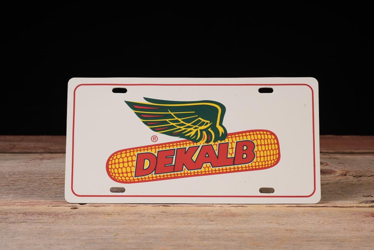 Dekalb Winged Ear Logo Plastic Vanity Plate - Etsy