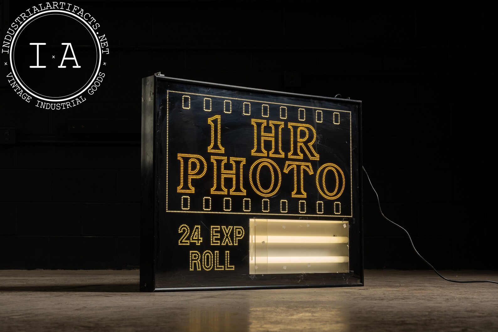 Vintage Large Lighted 1 Hour Photo Sign - Etsy
