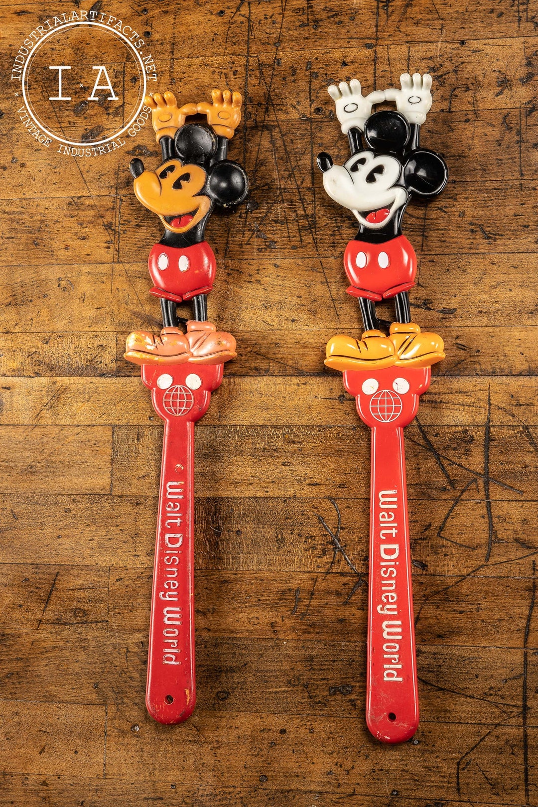 Pair of Vintage Disney Mickey Mouse Back Scratchers - Etsy