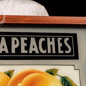 Antique Framed ROG Georgia Peaches Sign - Etsy