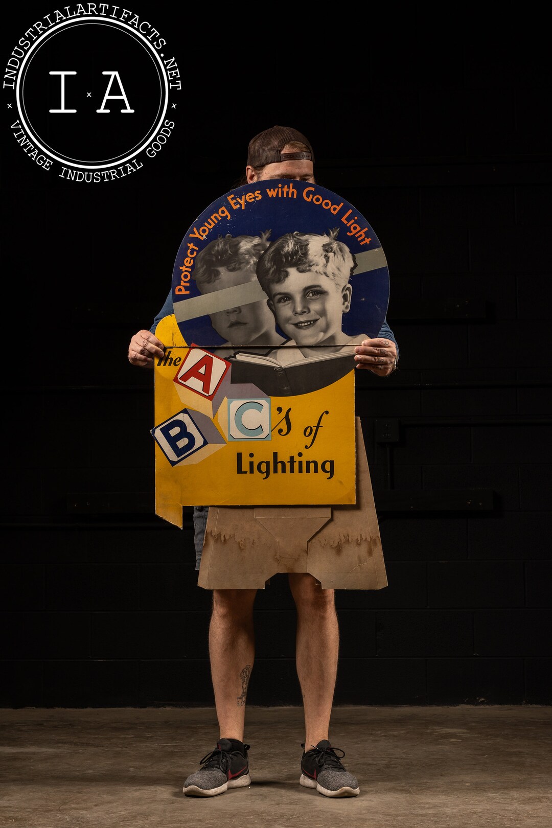 Vintage Cardboard Abc's of Lighting Electrical Safety Sign - Etsy