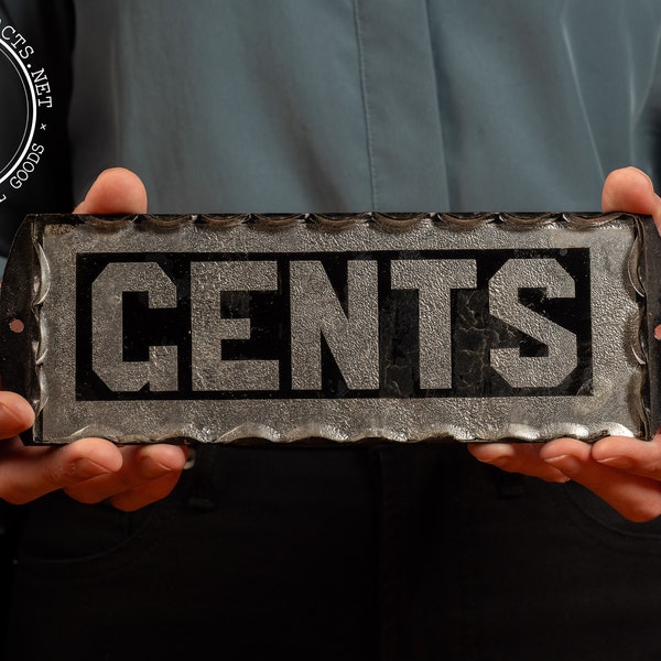 Antique Scalloped Glass Sign - Etsy