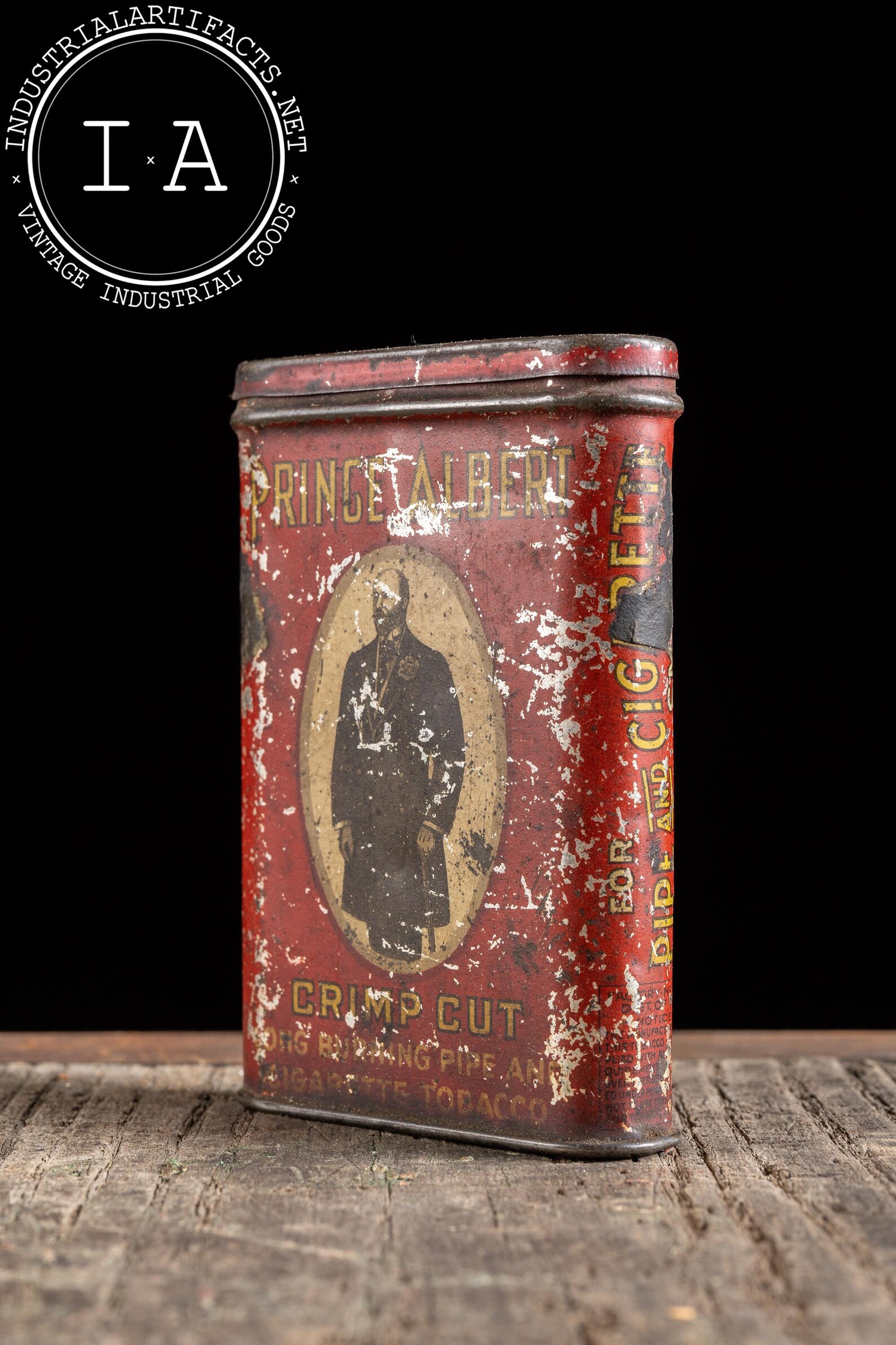 Prince Albert Crimp Cut Tobacco Tin - Etsy