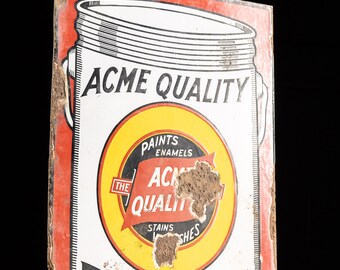 Antique Flange Advertising Sign - Etsy