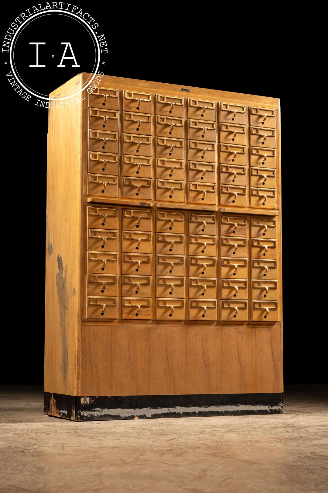 MCM 60-drawer Maple Card Catalog by Library Bureau - Etsy