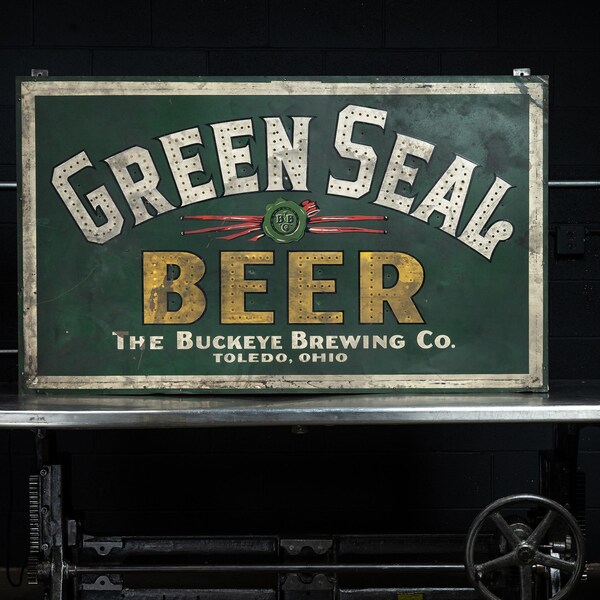 Antique Beer Signs - Etsy