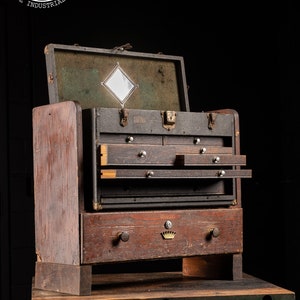 Early 20th Century Gerstner Tool Chest With Shelf and Key - Etsy