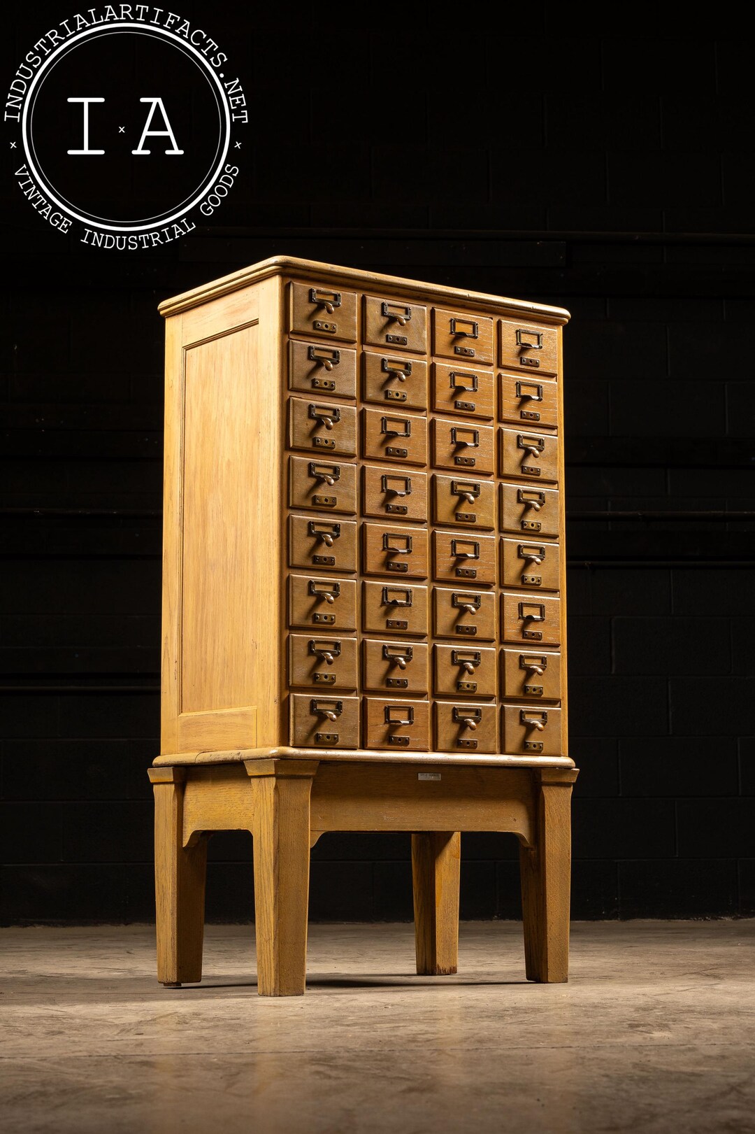 Mid-century 32-drawer Maple Card Catalog - Etsy