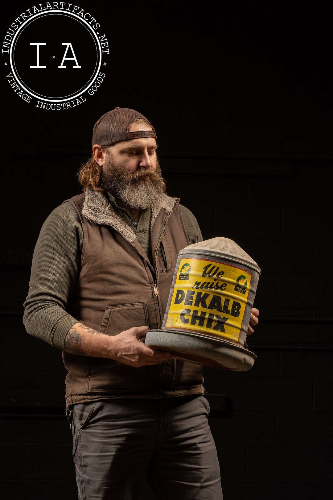 Vintage Tin Dekalb Chix Waterer - Etsy