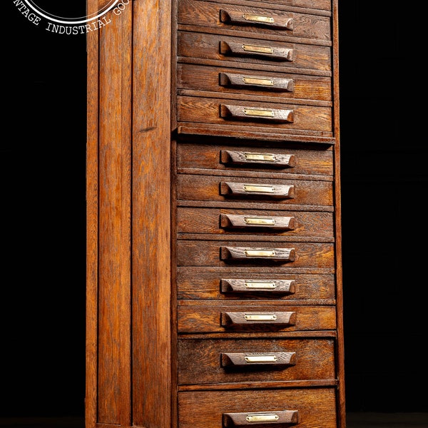 Antique Document Storage Cabinet - Etsy