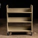 Vintage Library Rolling Cart - Etsy