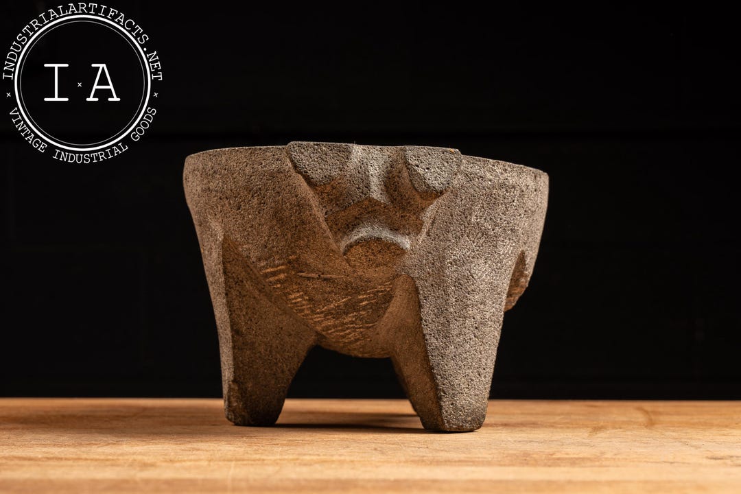 Primitive Figural Pumice Molcajete - Etsy