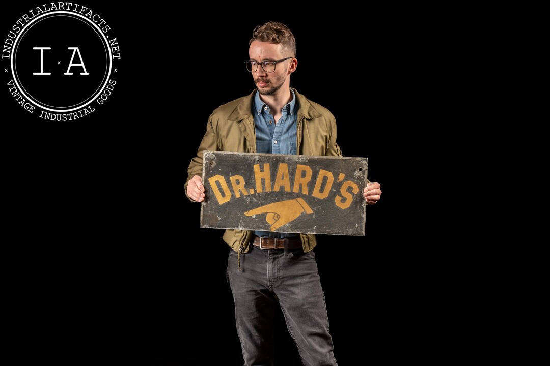 Antique Dr. Hard's Smaltz Sign - Etsy