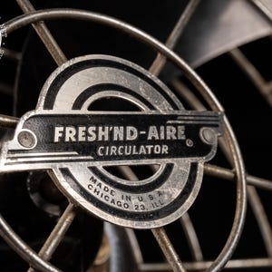 Vintage Fresh'nd-aire Table Fan - Etsy