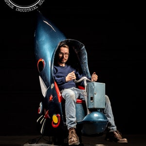 Vintage Coin-op Rocket Ship Kiddie Ride - Etsy