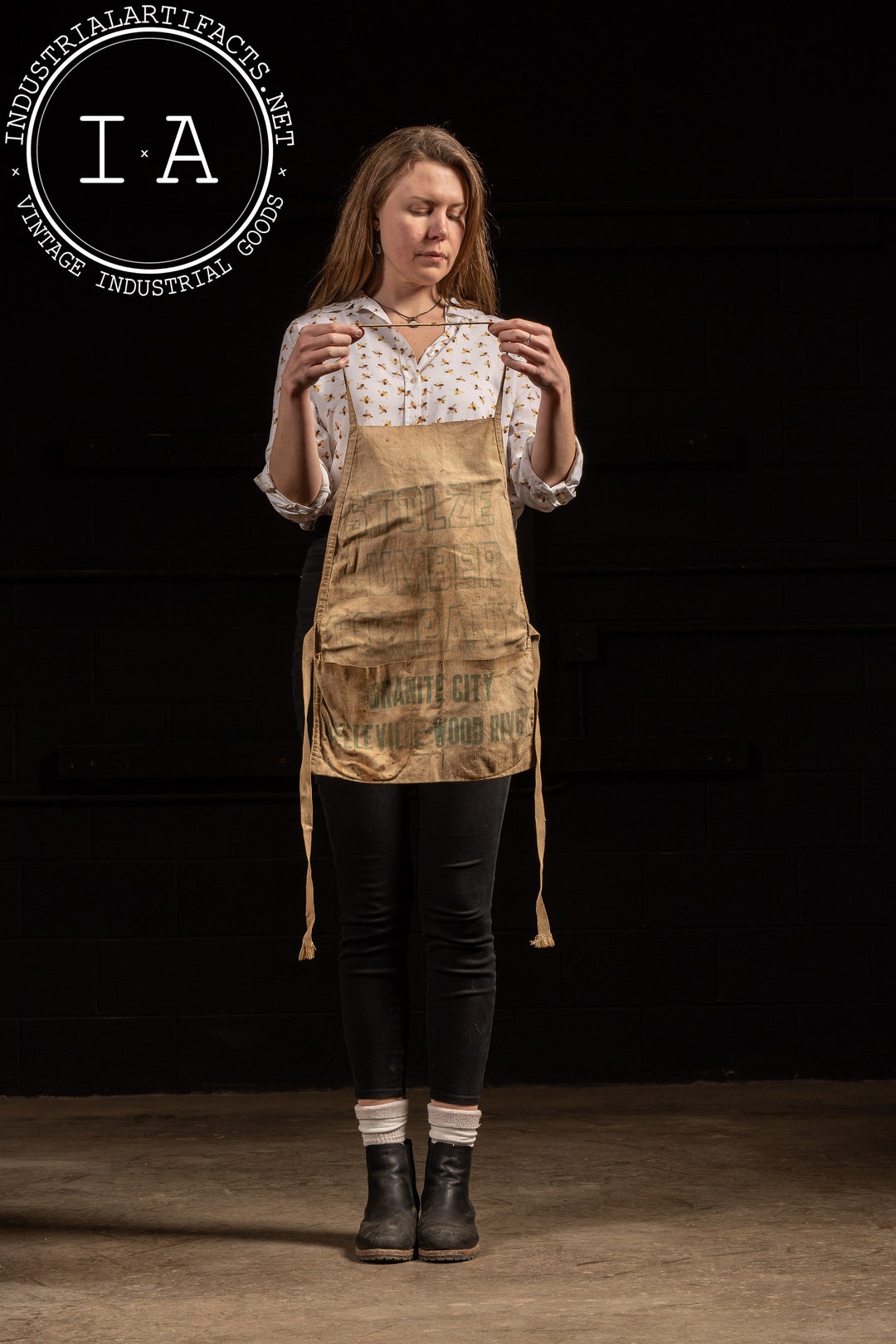 Vintage Stolze Lumber Shop Apron - Etsy