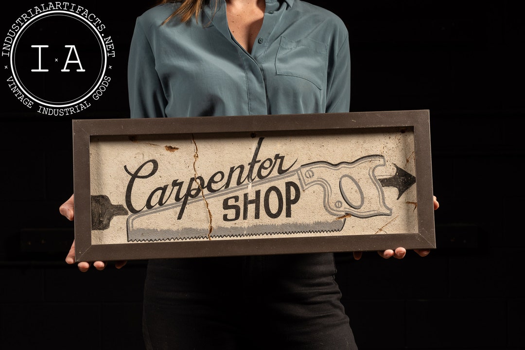 Carpenter Shop Painted Sign - Etsy