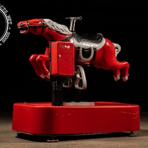 Vintage Coin-op Carousel Horse Kiddie Ride - Etsy