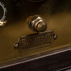 Antique "masterpiece" 6F6 5-tube Table Radio by Freshman - Etsy