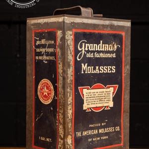 Grandmas Old Fashioned Molasses Tin - Etsy