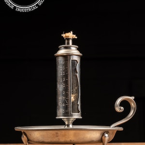 Mid-century Oil Lamp With Meter - Etsy
