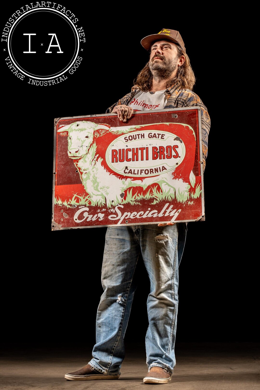 Vintage Ruchti Bros SSP Sign - Etsy