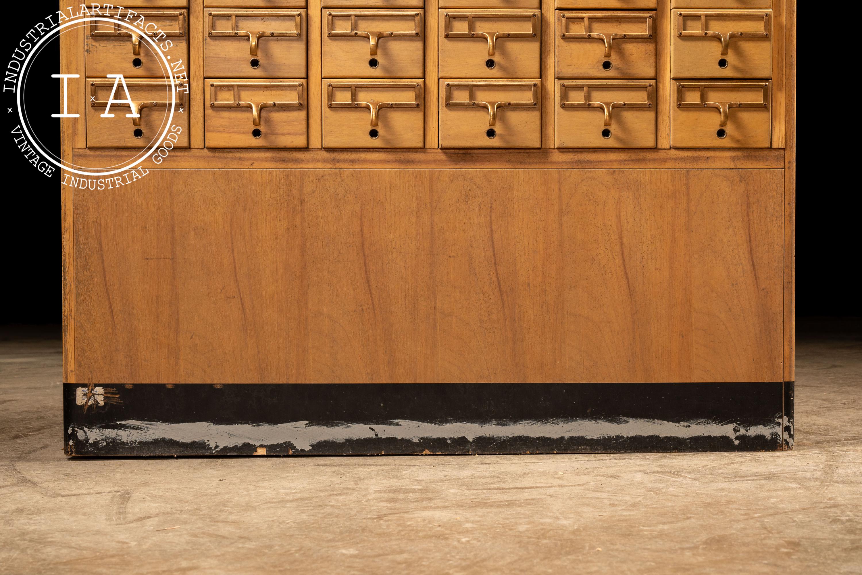 MCM 60-drawer Maple Card Catalog by Library Bureau - Etsy