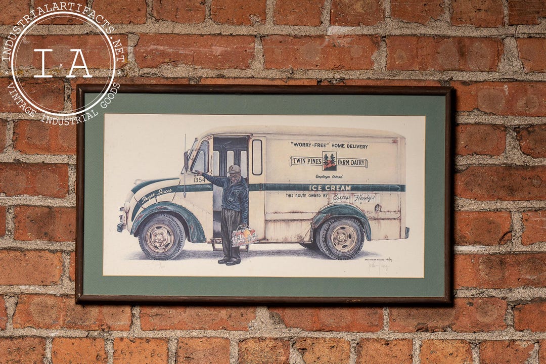 Milkman | 1980 John Long Print, Signed and Framed - Etsy